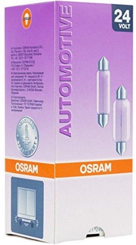 Gloeilamp voor de auto OS6421 Osram OS6421 C3W 24v 3W (10 pcs) | bol.com