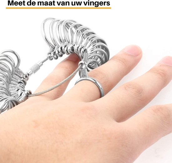 Despora Ringmaat meter - Ringstok - Duurzaam gepolijst metaal ...