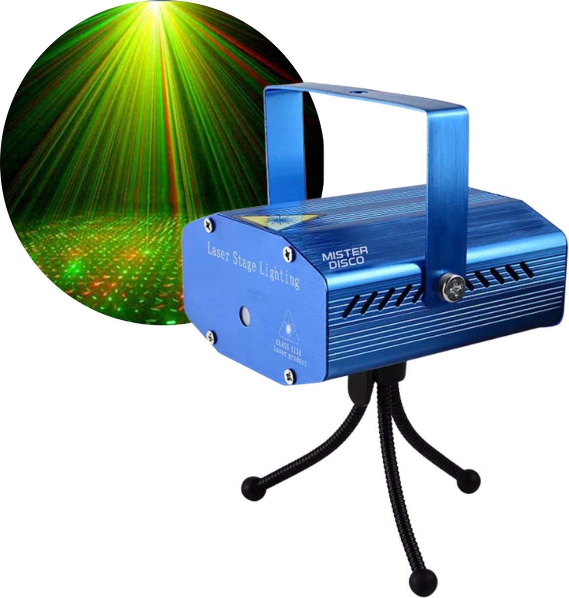 Discolamp LED Laser - Stroboscoop - Feestverlichting jong en oud | bol.com