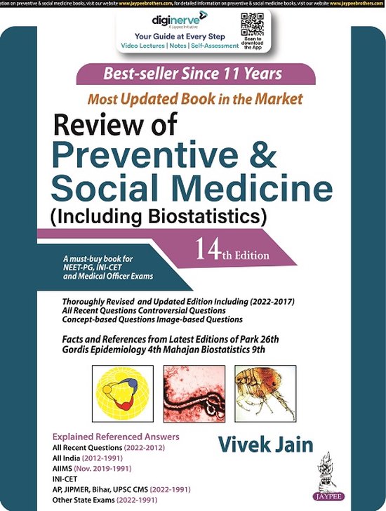 Review of Preventive & Social Medicine, Vivek Jain | 9789354659683 | Boeken | bol