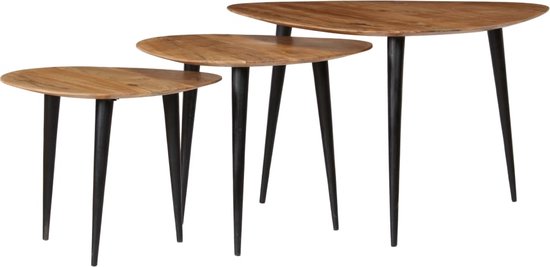 La Dolce Vita - 3-delige Tafeltje - Bijzettafel - Accenttafel ...