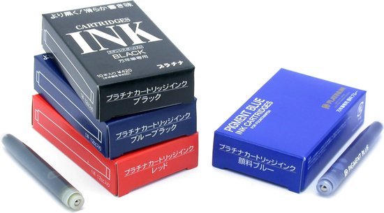 Platinum vulpen inkt patronen blauw 10 stuks | bol