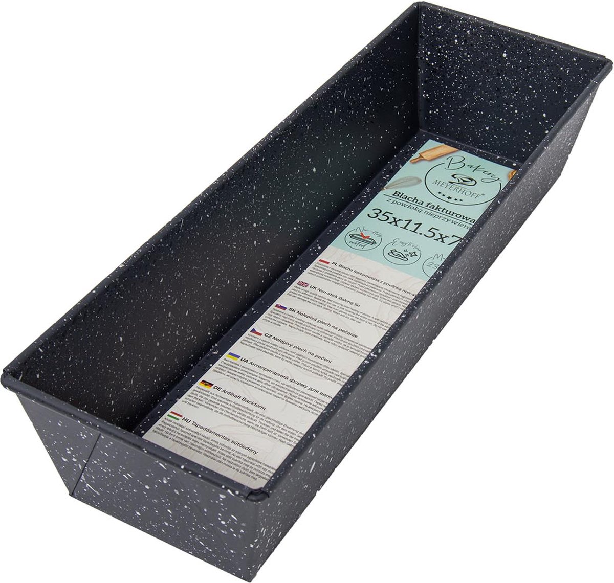 Meyerhoff Bakery rechthoekige cake bakvorm met non stick coating 35 x ...