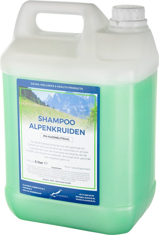 Shampoo Alpenkruiden 5 liter | bol