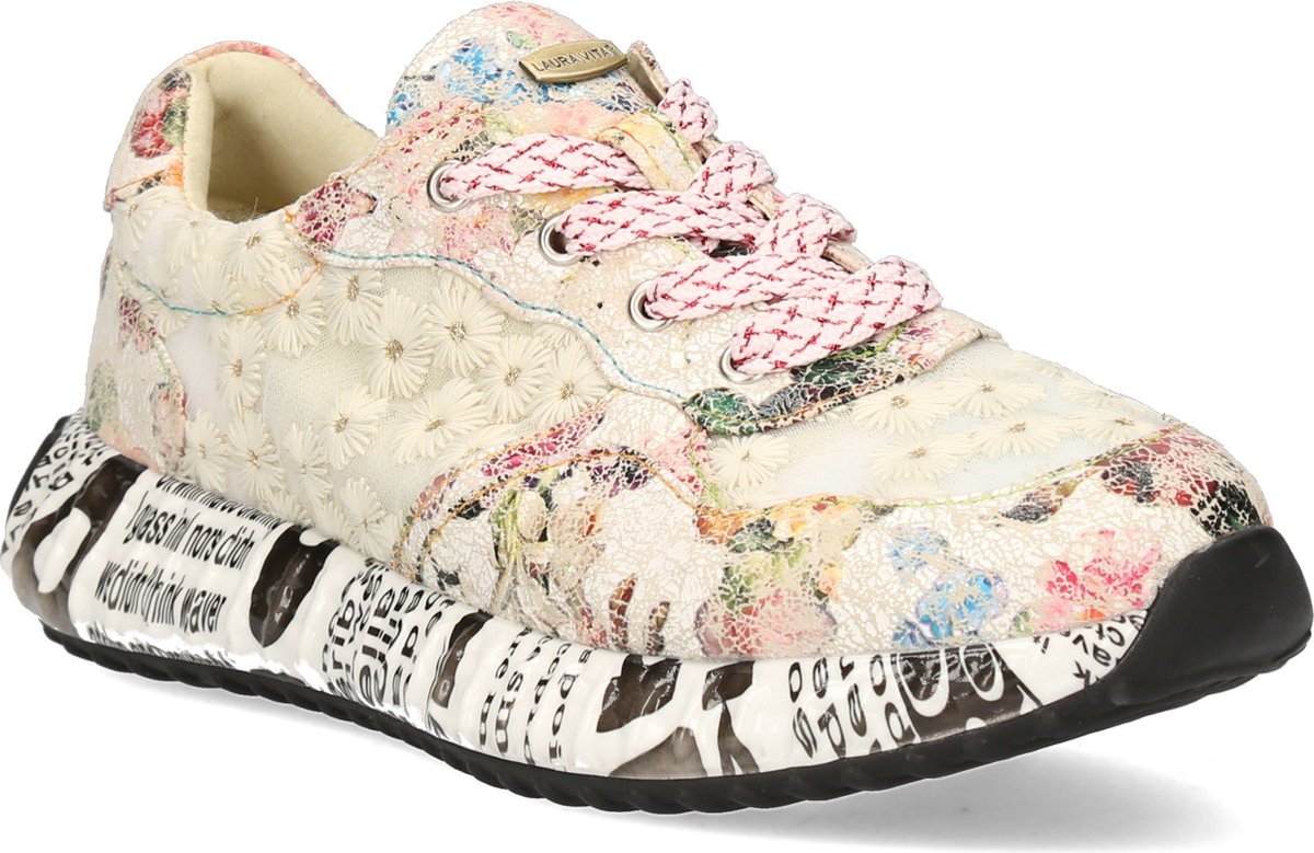 Laura Vita Burton 05 Beige Multi Sneaker | bol.com