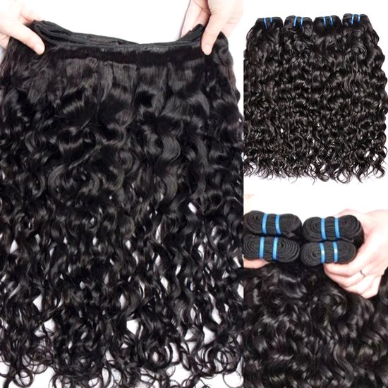 Frazimashop- Braziliaanse remy weave - 12 inch zacht water diep golf ...