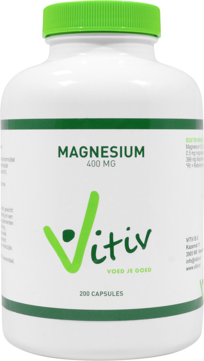 Magnesium 400 mg 200 capsules | bol