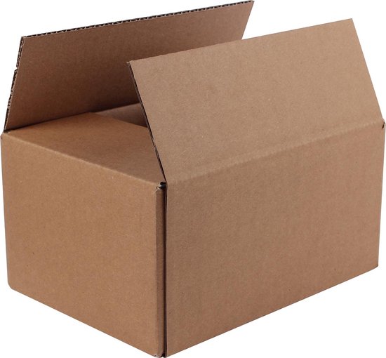 Verzenddoos, enkele golf, bruin, ft 215 x 150 x 105 mm 25 stuks | bol