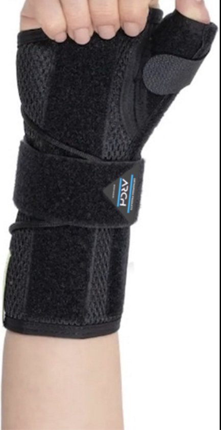 NEOPREEN POLSSPALK | DUIMBRACE | LINKS & RECHTS | ZWART | bol.com