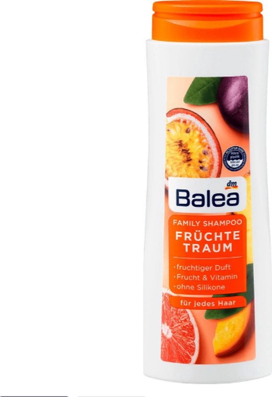 Balea DM Family Shampoo - Fruitgeur - Zonder siliconen - 6x 500 ml | bol