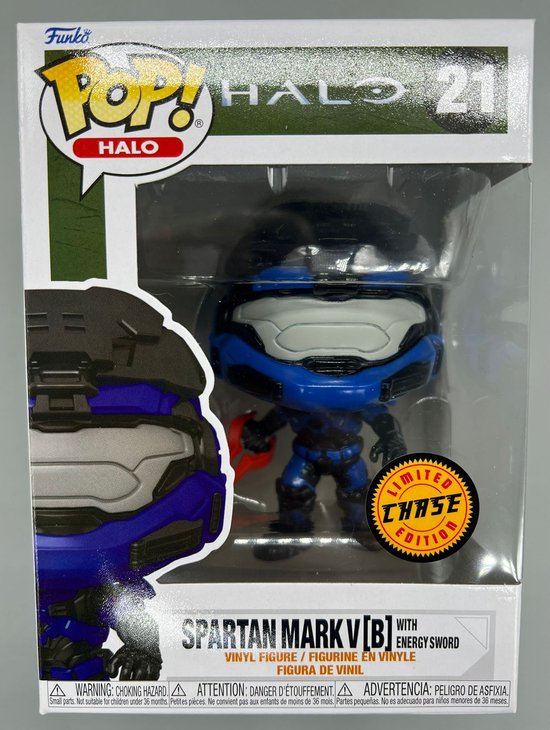 Funko Pop! Halo Spartan Mark V [B] (Avec épée énergétique) #21 ...