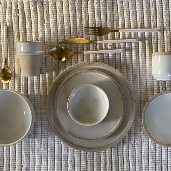 OPJET Kom Wabi Wit Groot | bol