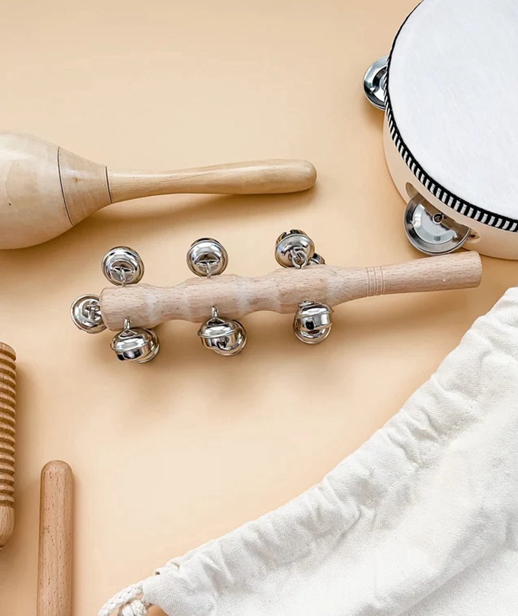 Montessori Muziek Houten Speelgoed Instrumenten Set - Muziek Set 14 ...