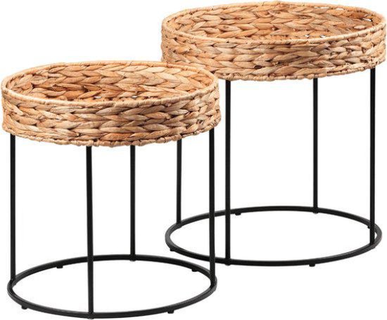 Home Creation - Table d'appoint / table basse - Jacinthe d'eau tressée ...