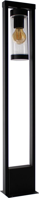 LED sokkel - Tuinpaal - Staande buitenlamp | E27 | 80cm | Zwart | IP44 ...