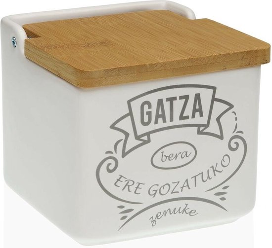 Zoutvaatje met deksel Versa Baskisch Keramisch | bol