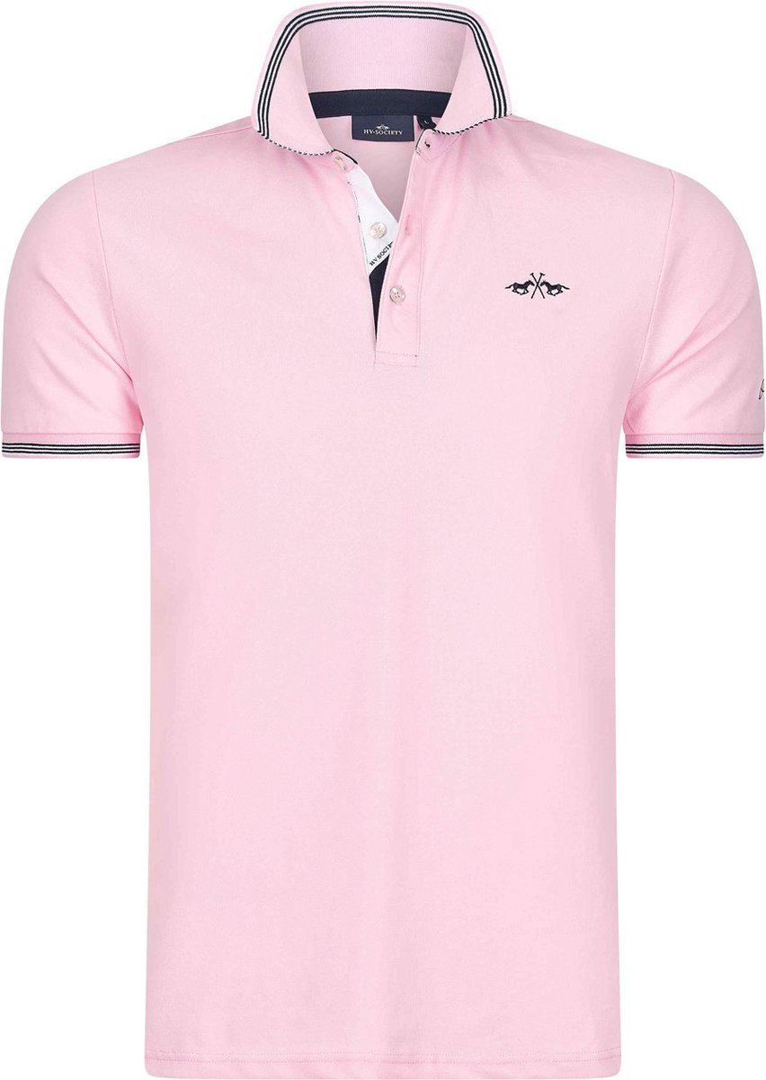 HV Society Korte mouw Polo shirt - 0403103517 Collin Rose (Maat: M ...
