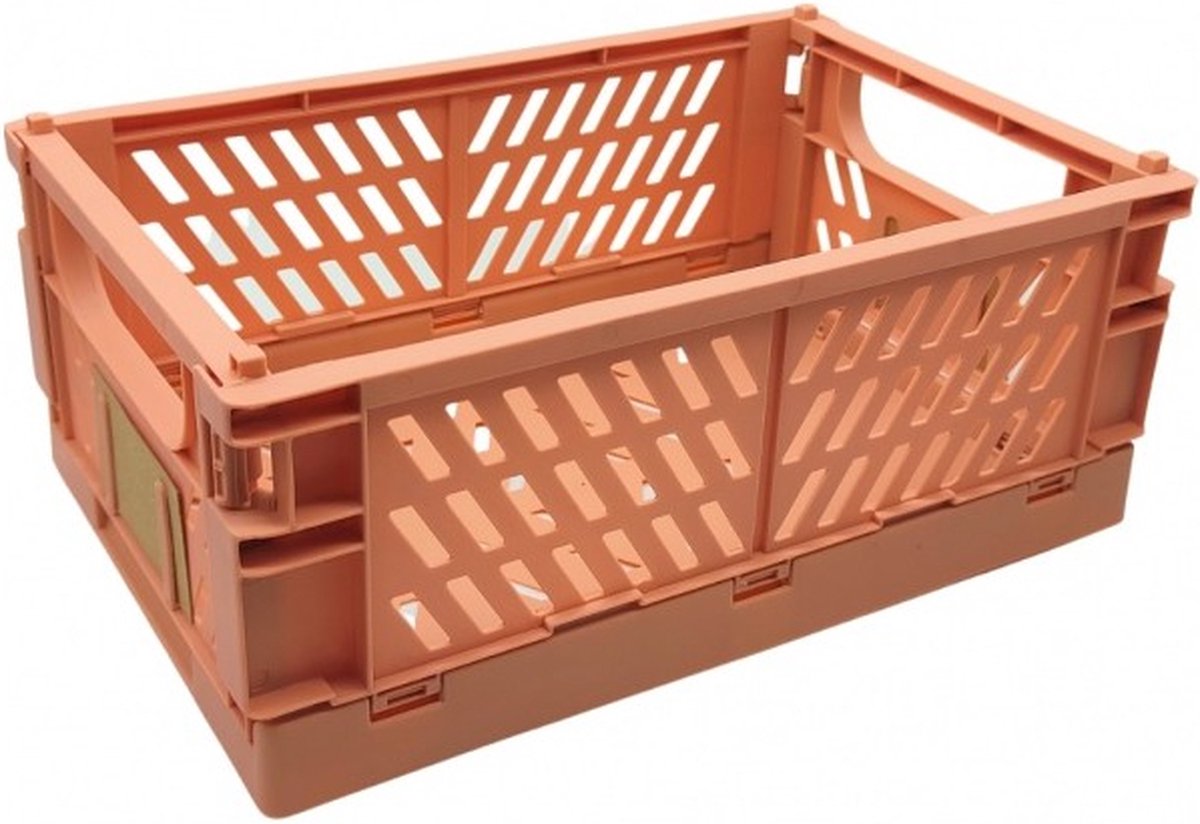 Luxe opbergkratjes - 4 stuks - Roze - Opbergbox - 25 x 16,5 x 10cm ...