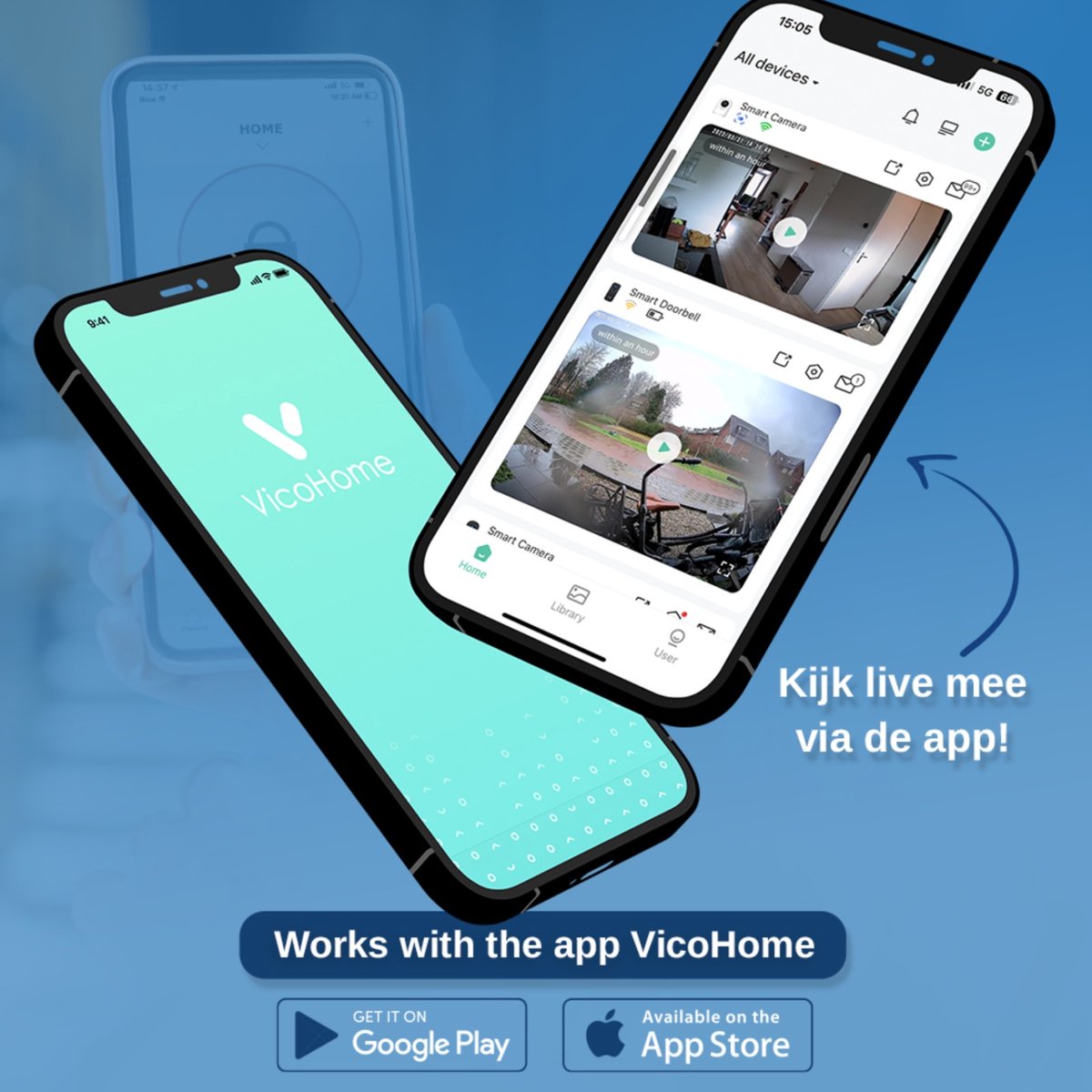 Beaumar ® Vicohome CQ1 - Beveiligingscamera - Buiten Camera - Zonnepaneel - Gratis... | bol