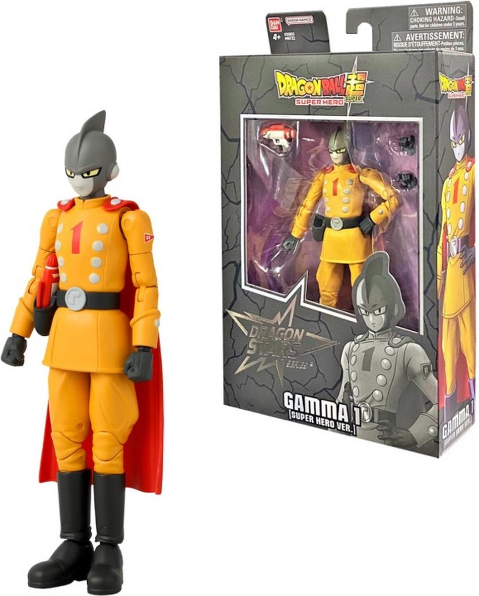 Dragon Ball Super: Super Hero - Dragon Stars - Gamma 1 Action Figure ...