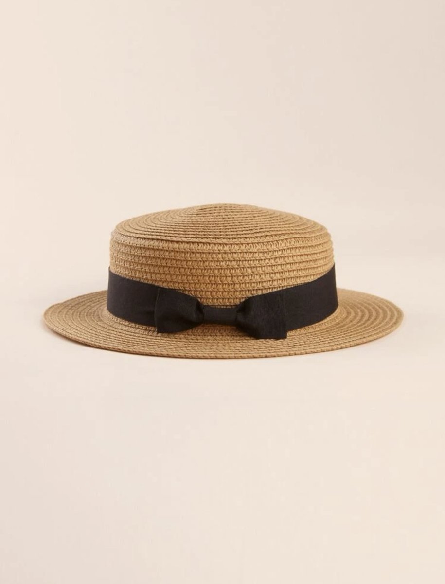 Zonnehoed stro met strik - Cadeau - 4 tot 8 jaar - strohoed - zon ...