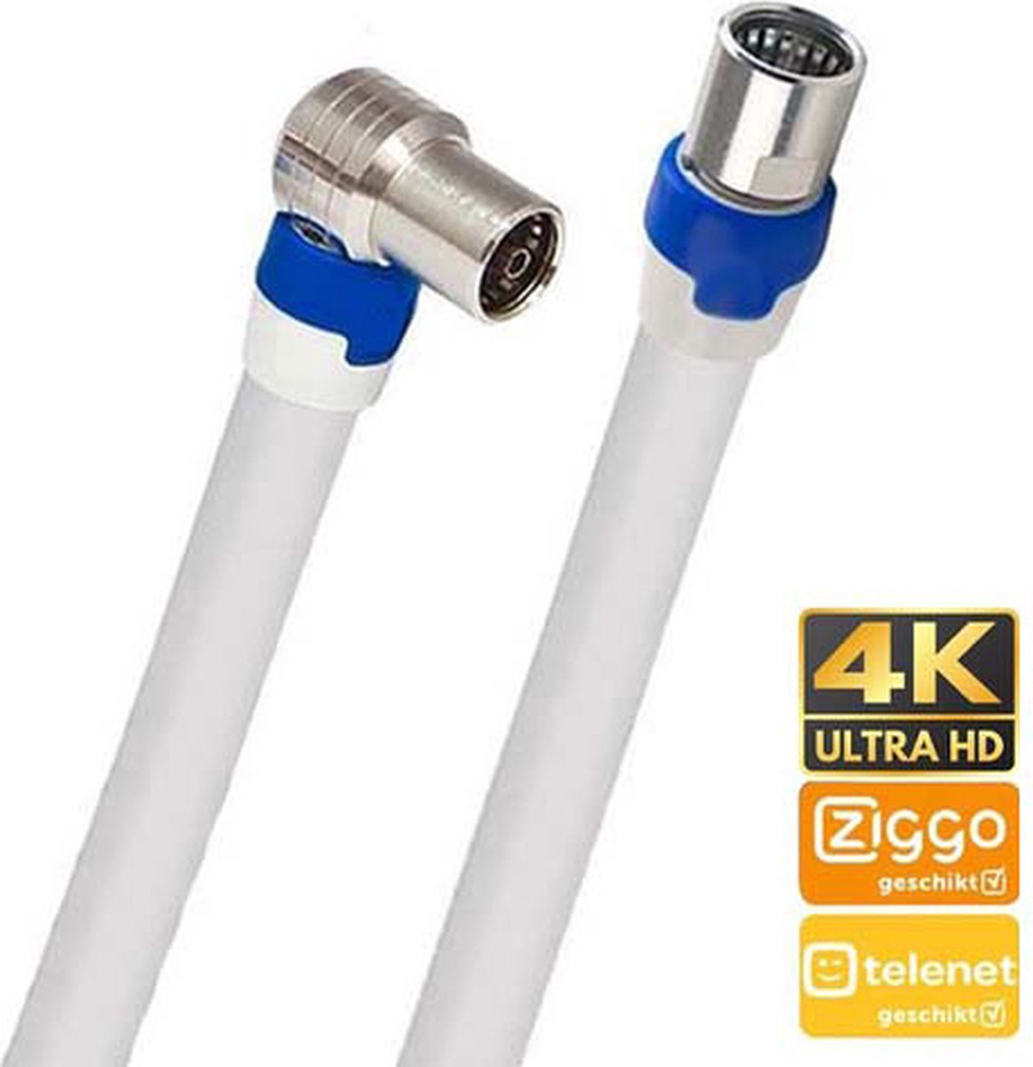 Coax kabel geschikt voor de Ziggo Modem/versterker op de hand gemaakt ...