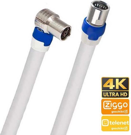 Coax kabel geschikt voor de Ziggo Modem/versterker op de hand gemaakt ...