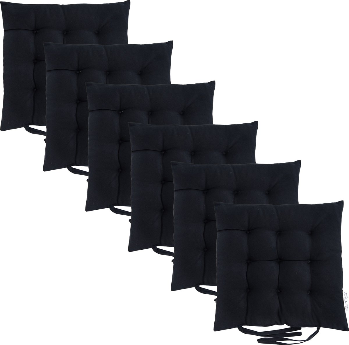 Loft 25 zitkussen met lint - stoelkussen voor binnen en buiten ...