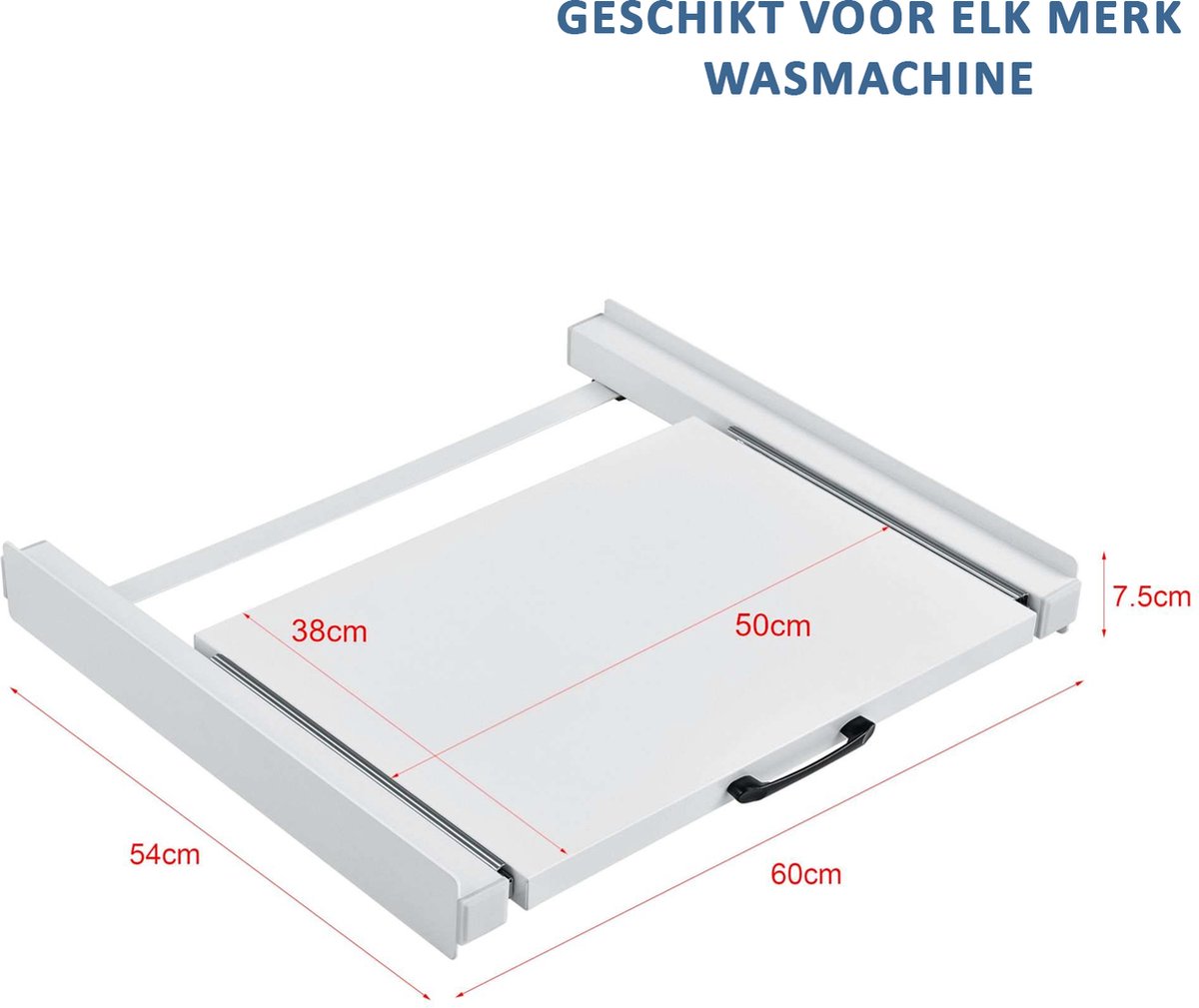 RMBO Tussenstuk wasmachine droger - Stapelkit wasmachine droger ...