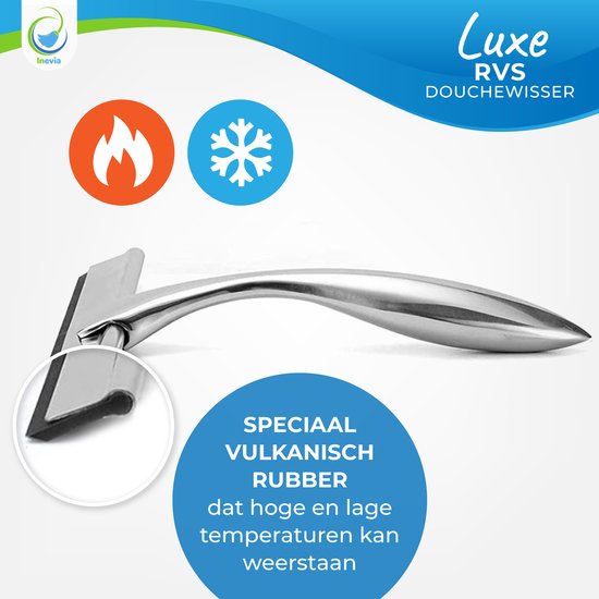 Douchewisser RVS - Luxe Douche Trekker met 2 Verschillende ...