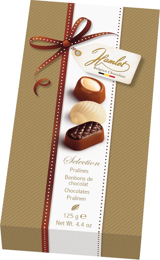 Hamlet Pralines Selection, doos van 125 gram | bol