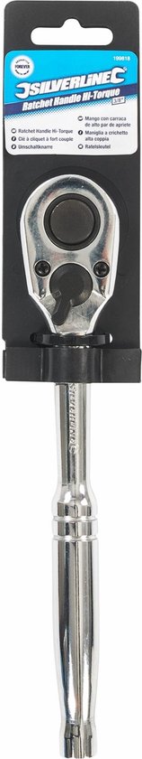 Silverline Ratelsleutel - 202 Nm - 5° Ratelactie - Ergonomisch - 72 ...