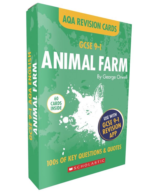 GCSE Grades 9-1 Revision Cards- Animal Farm AQA English Literature ...