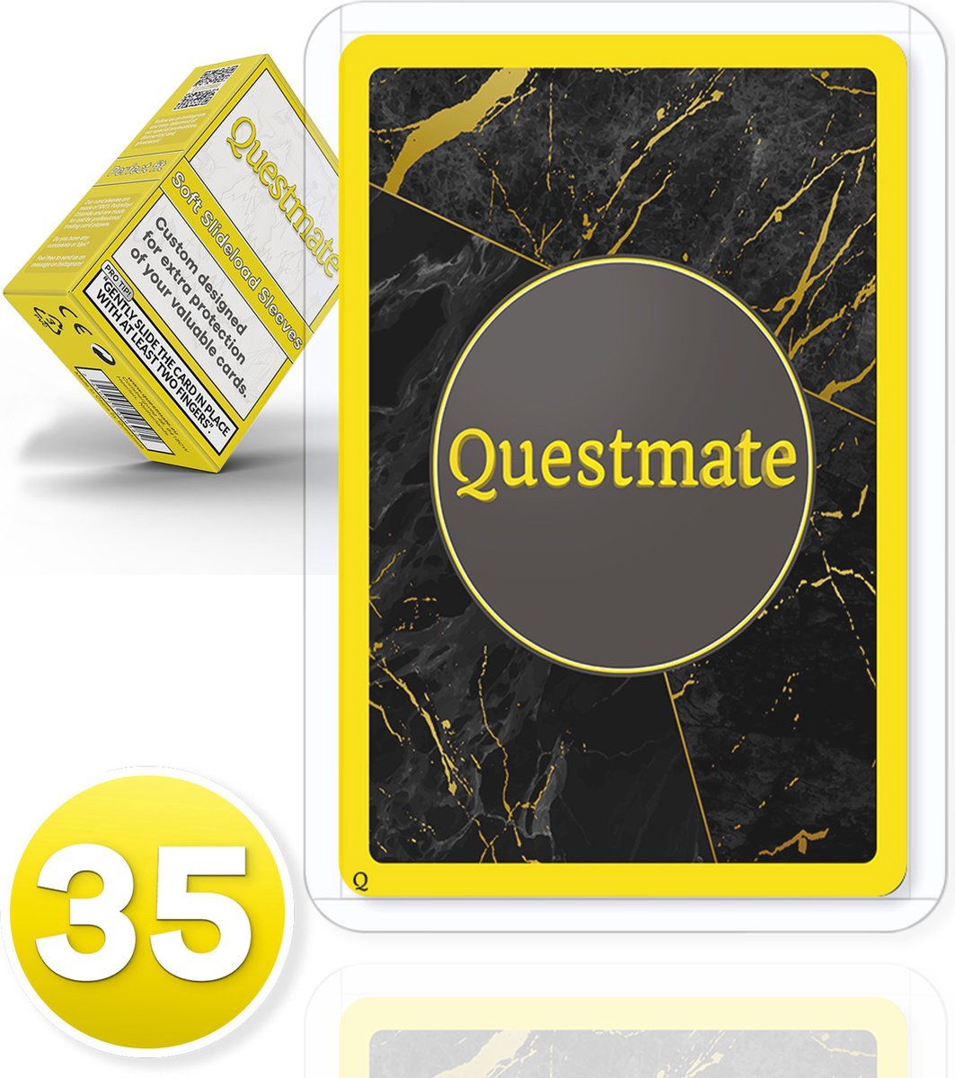 Questmate Card Sleeves voor Verzamelmap - 35 stuks Beschermhoesjes - Voor Binder Map... | bol.com