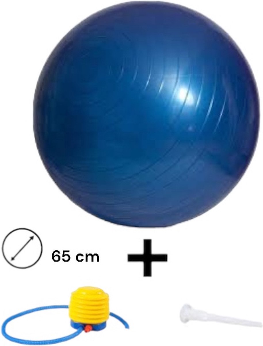 Padisport - Yoga bal - 65 cm - yoga bal inclusief pomp - fitnessbal ...