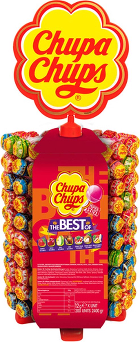 Chupa Chups - Lolly's The Best Of (Wheel) - 200 stuks | bol