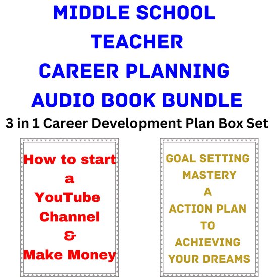 Middle School Teacher Career Planning Audio Book, Brian Mahoney ...