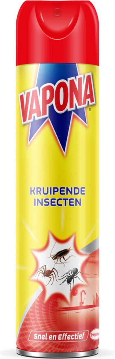 Vapona - Kruipende Insecten Spray - Insectenbestrijding - Insectenspray ...