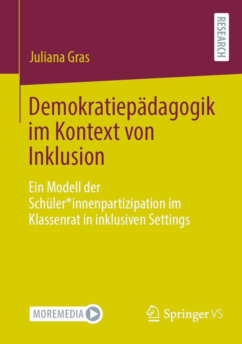 Demokratiepädagogik im Kontext von Inklusion (ebook), Juliana Gras | 9783658410742 |... | bol.com