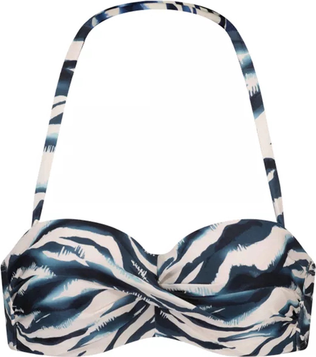 Cyell Wavy Water bikini top dames blauw dessin | bol.com