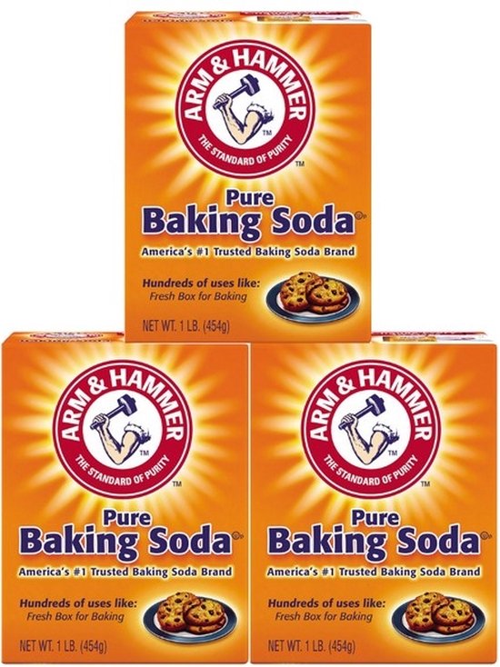 Voordeelverpakking 3 x 454 gram - Baking Soda Arm & Hammer ...