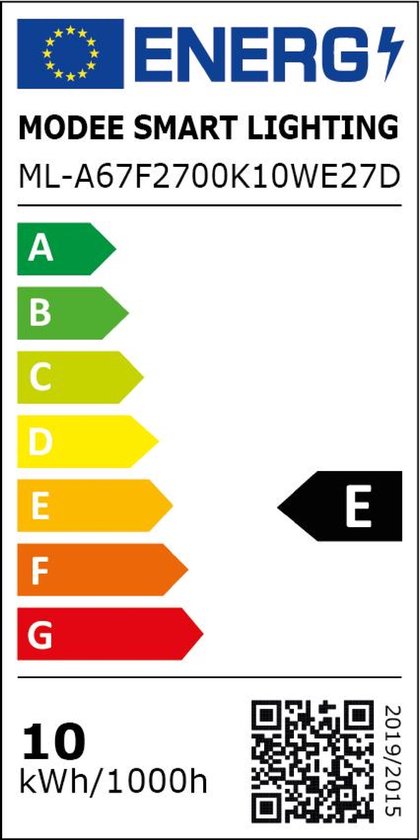 Modee Lighting - Voordeelpak 10 stuks - LED Filament lamp dimbaar - E27 fitting - A67... | bol