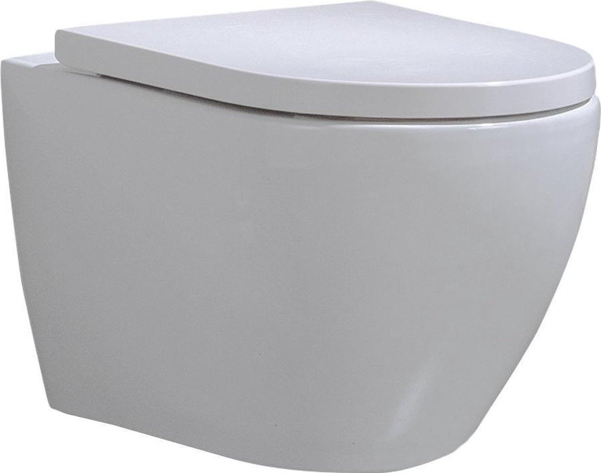 WC suspendu - WC Beauti - WC encastrable Pot sans cadre Rimfree | bol.com