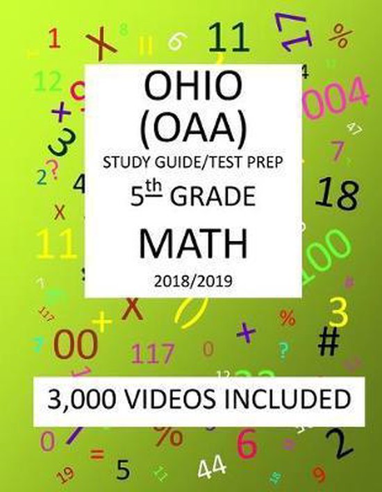 5th Grade OHIO OAA, 2019 MATH, Test Prep | 9781727026658 | Mark Shannon ...