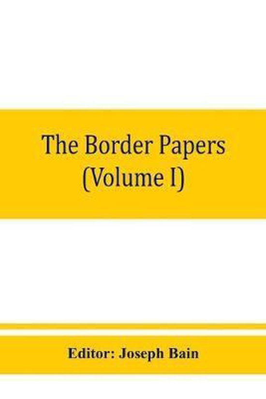 The border papers | 9789353860653 | Bain, Joseph | Boeken | bol.com