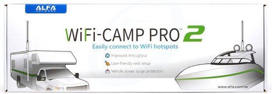 Alfa Network WiFi Camp Pro 2 Set - WiFi op de camping - Internet ...
