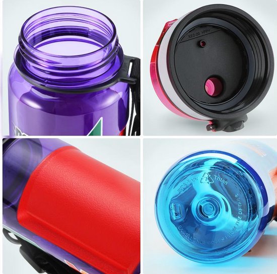 [Op=Op] Sport & Outdoor Drinkfles, Waterfles, Sportfles, 1200 ml, Blauw ...