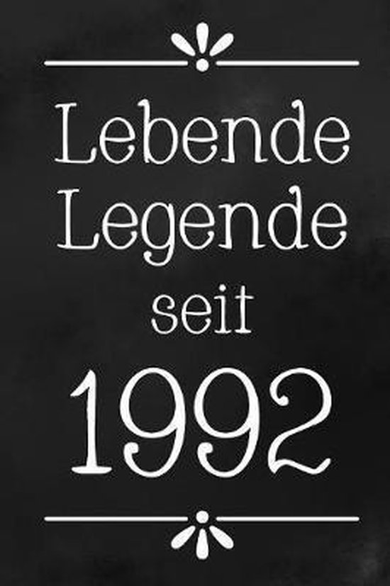 Lebende Legende 1992, Gabi Geburtstagskalender | 9781082708367 | Boeken ...