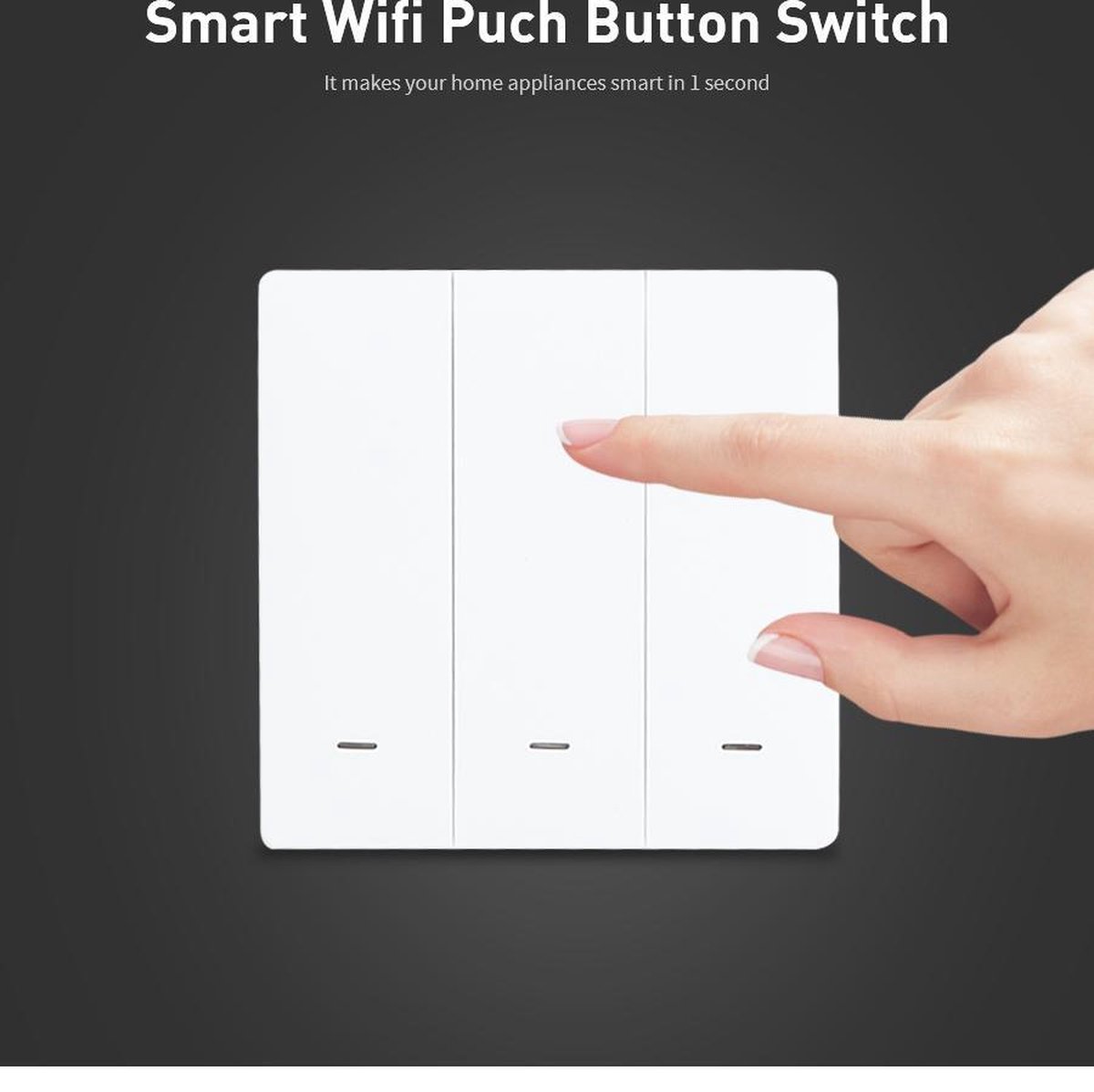 Tuya Smart Light Switch 1-gang - aucun fil neutre requis - Allumer et ...