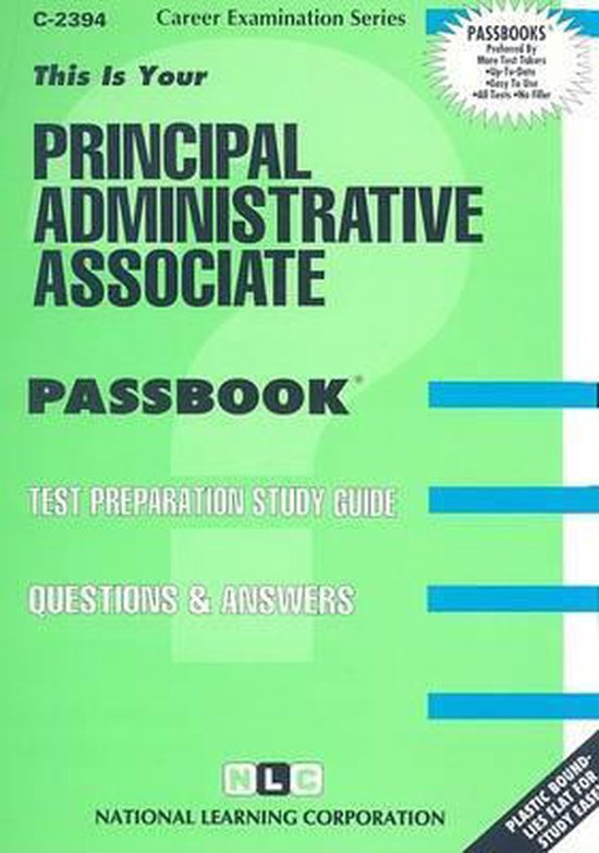 Principal Administrative Associate | 9780837323947 | National Learning ...